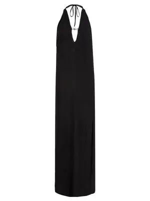 Karl Lagerfeld Signature Lurex Dress - Black