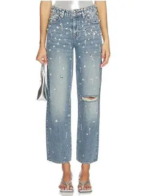 Simkhai Zealand Embellished Pant - Blue