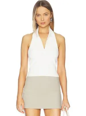 Simkhai Chloe Knit Halter Tank - Ivory