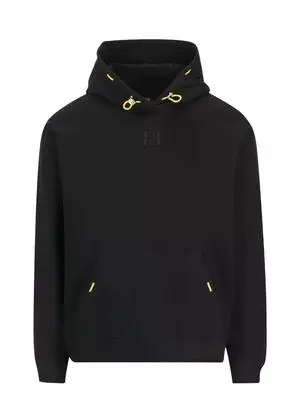 Fendi Logo-embroidered Hoodie - Black