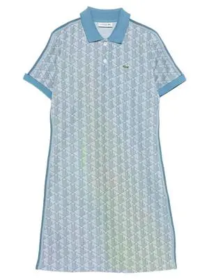 Lacoste Polo-collar Mini Dress - Blue