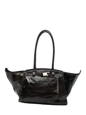 Benedetta Bruzziches Large Leather Tote - Brown