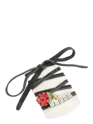 GOLDEN GOOSE Star-beaded Shoelaces - Grey
