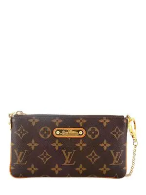 LOUIS VUITTON Milla Pochette Monogram Canvas Mm - Brown