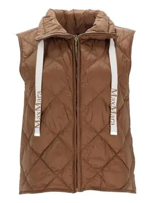 Max Mara Anti-drip Quilted Vest - Brown
