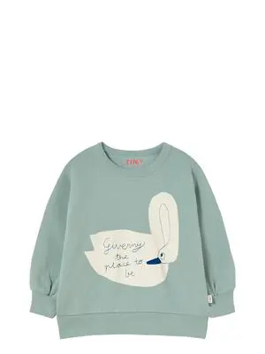 TINYCOTTONS Swan Sweatshirt - Grey