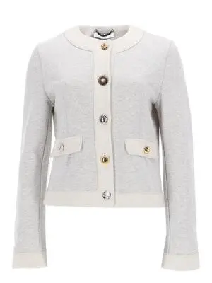 Moschino Buttoned Cardigan - Grey
