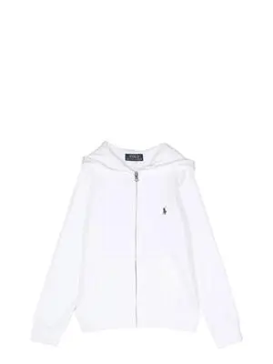 Polo Ralph Lauren Zipper Hoodie - White