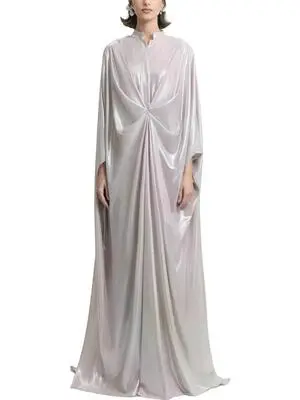 GEMY MAALOUF Draped Maxi Kaftan - Neutrals
