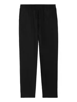 Ami Elasticated Waist Loose Trousers - Black