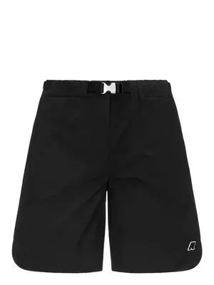 K-WAY Hiky Buckle-belt Shorts - Black