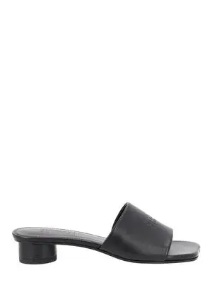 MAISON MARGIELA Sandal With Logo - Black