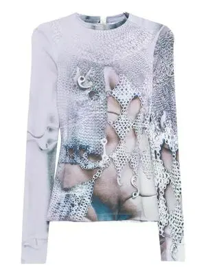 VICTOR CLAVELLY Long-sleeve T-shirt - Grey