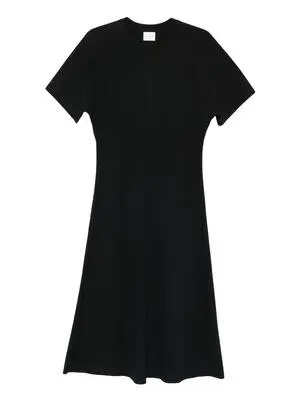 Closed Crew-neck T-shirt Midi Dress - Black