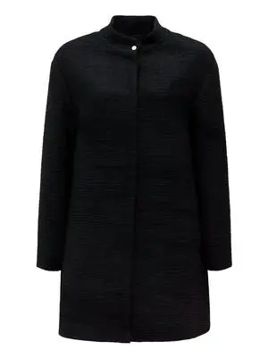 Herno Textured Coat - Black