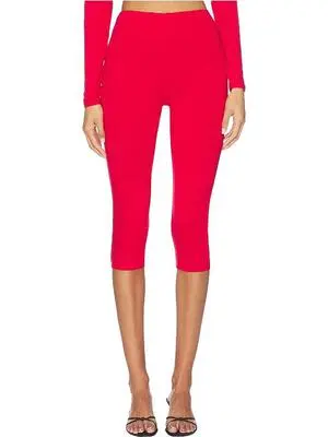 AFRM Ettie Capri Leggings Red