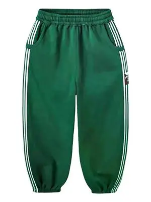 GV GALLERY Lil Leon Striped Track Pants - Green