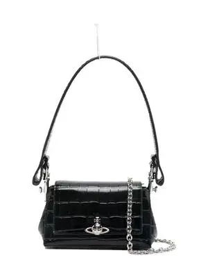 VIVIENNE WESTWOOD Orb-detail Shoulder Bag - Black