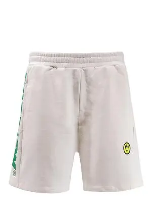BARROW Cotton Bermuda Shorts - White
