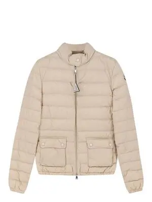 Moncler Lans Recycled Material Down Jacket - Beige