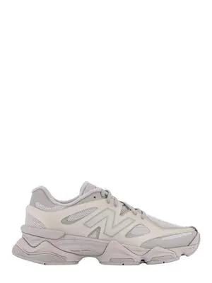 NEW BALANCE 9060 Nylon Sneakers With Rubber Inserts - Grey