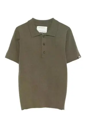 EXTREME CASHMERE X Salamander Collar Polo Shirt - Green