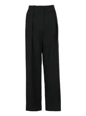 SALVATORE FERRAGAMO Pleated Wide-Leg Trousers