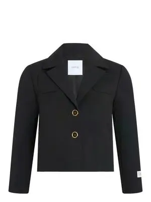 Patou Short Tailored Jacket - Black