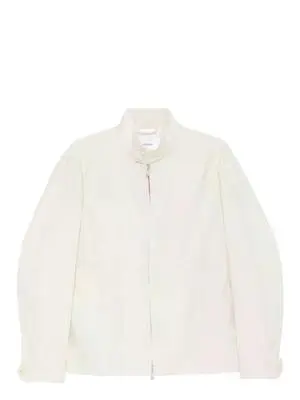 LARDINI Linen Zip Jacket - Neutrals