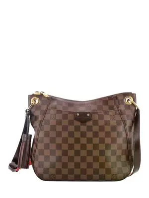 LOUIS VUITTON South Bank Besace Damier Crossbody Bag - Brown