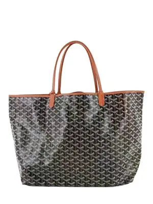 Goyard Saint Louis Coated Canvas Gm Tote Bag - Brown
