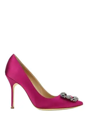 MANOLO BLAHNIK Hangisi Rhinestone-Embellished Pumps