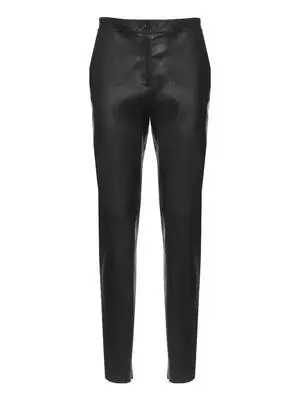 ANTONELLI FIRENZE Leather Straight Trousers