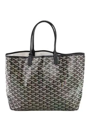 Goyard Saint Louis Coated Canvas Pm Tote Bag - Black