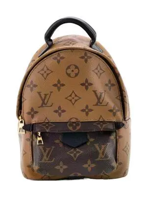 LOUIS VUITTON Palm Springs Reverse Monogram Canvas Mini Backpack - Brown