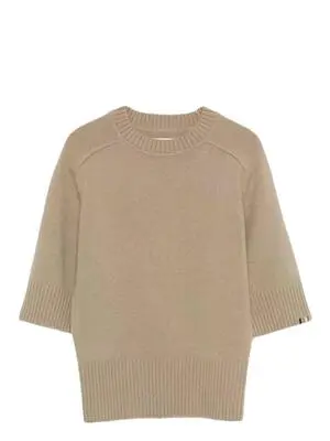 EXTREME CASHMERE X Lauren Ribbed Sweater - Neutrals