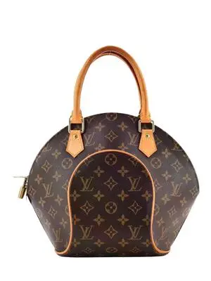 LOUIS VUITTON Ellipse Bag Monogram Canvas Pm Satchel - Brown
