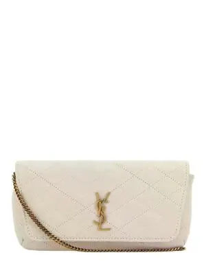 Saint Laurent Gaby Cross Body Bag - Neutrals