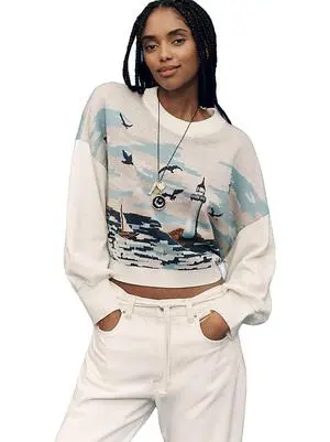 MAEVE Nautical Scene Sweater