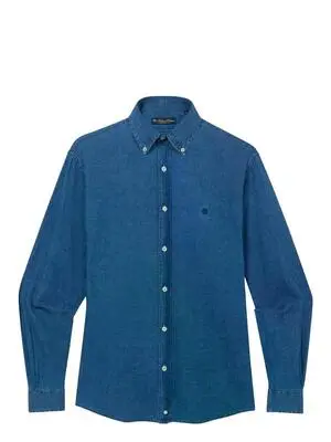 Brooks Brothers Button-down Embroidered Shirt - Blue