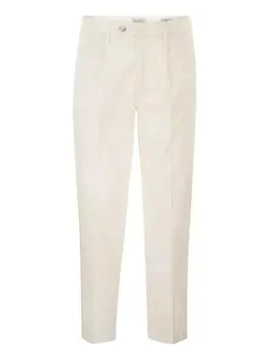 RE-HASH Marc Front-pleats Trousers - Neutrals