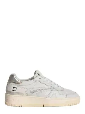 D.a.t.e. Perforated Glitter Sneakers - Grey