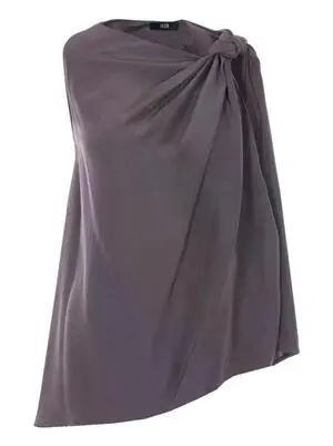 ELEH Knot Sleeveless Top - Grey