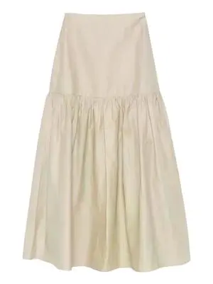 RUOHAN Sedge Aira Ruffled Maxi Skirt - Neutrals