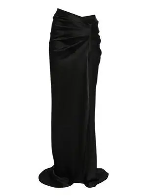 M.MARQUISE Gigi Twisted Maxi Skirt - Black