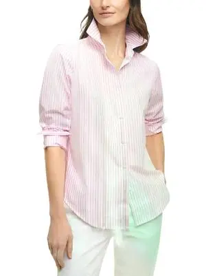 Brooks Brothers Striped Shirt - Pink