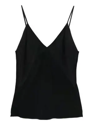 FORTE_FORTE V-neck Tank Top - Black