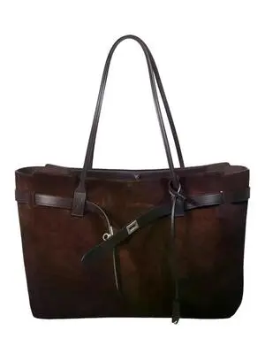 Balenciaga Large Bel Air Tote Bag - Brown