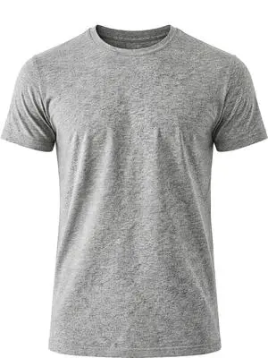 PATRICK ASSARAF Mélange-effect T-shirt - Grey
