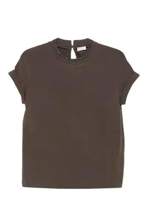 Brunello Cucinelli Crew-neck T-shirt - Brown